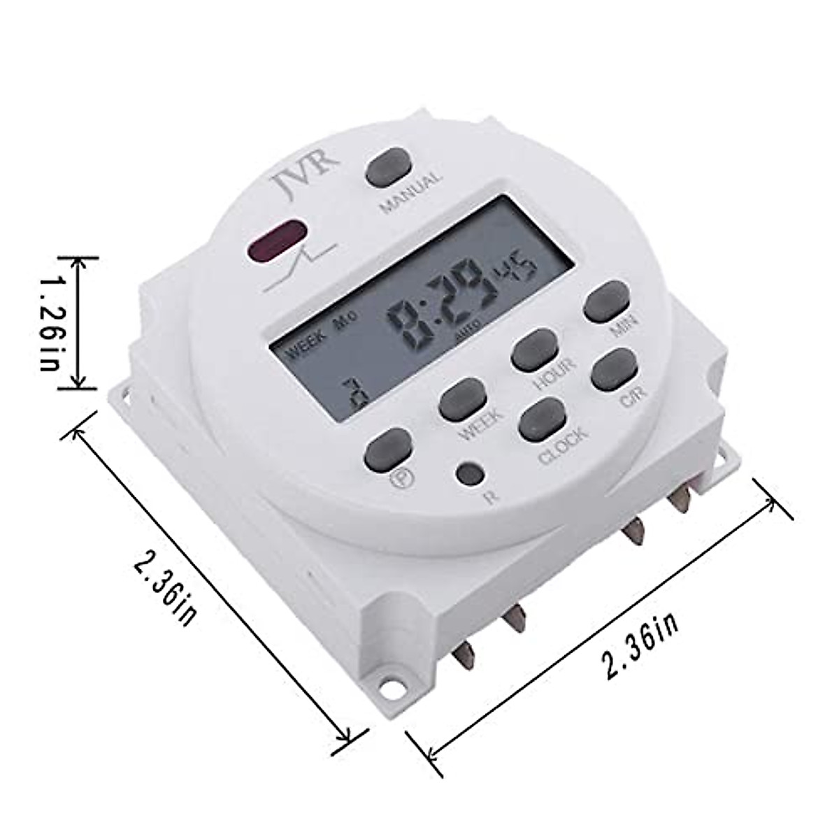 12V Timer Switch - Programmable, DC/AC/Solar Battery Powered | 12 Volt Timer Relay