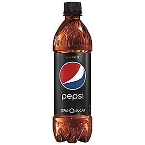 Pepsi Zero Sugar, 16.9oz Bottles (6 Pack)