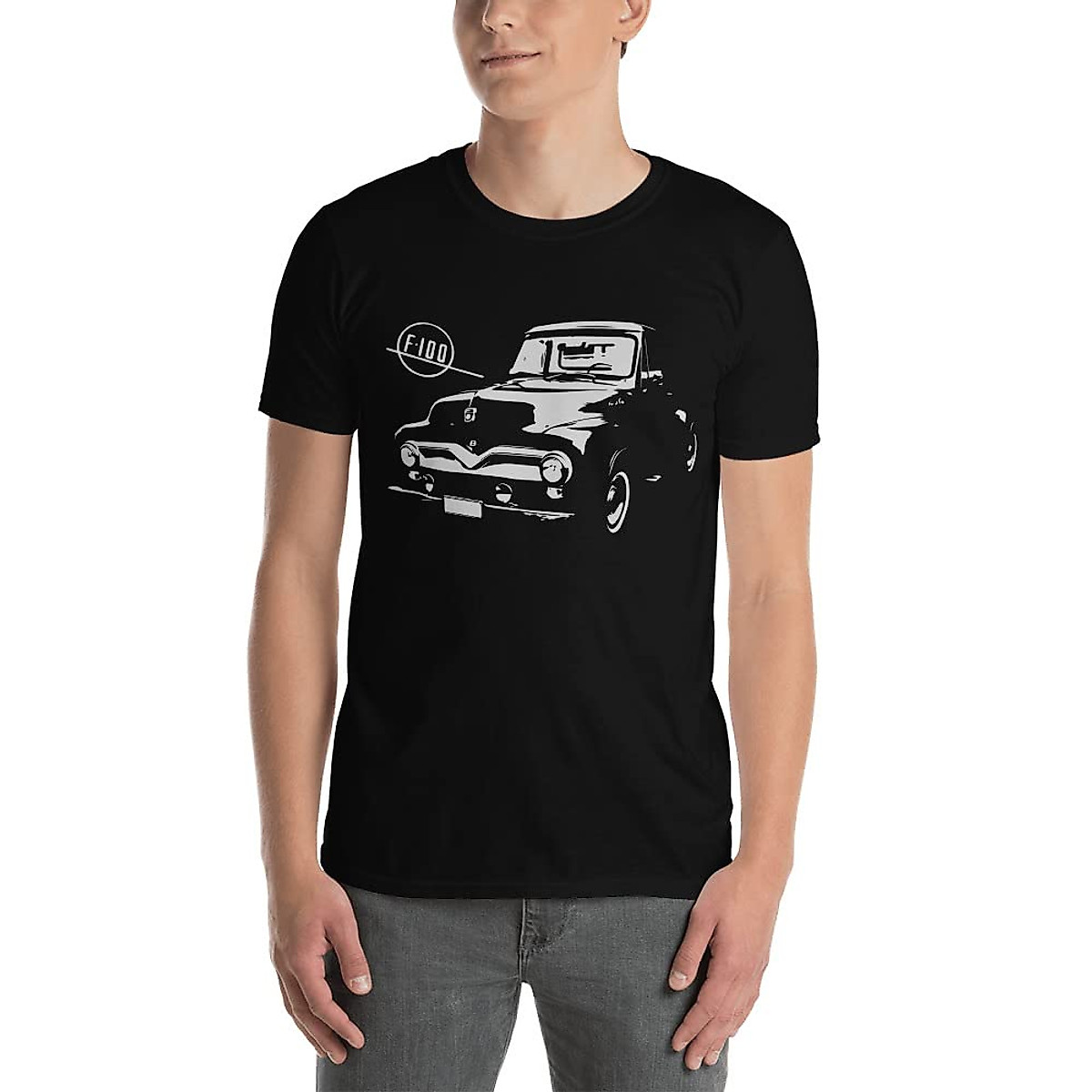 JG Infinite 1955 F100 Truck Owner Black Short-Sleeve T-Shirt