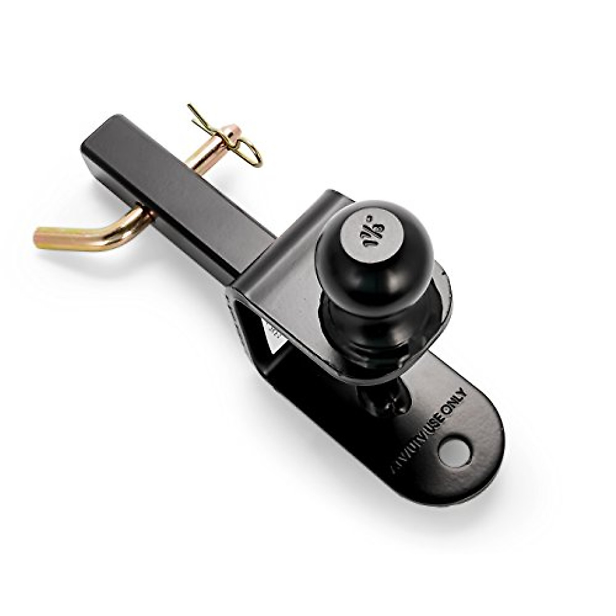 ATV/UTV Mount with Hitch Ball and Winch Strap Loop (1 7/8" Ball, 1 1/4" Shank) (66026)