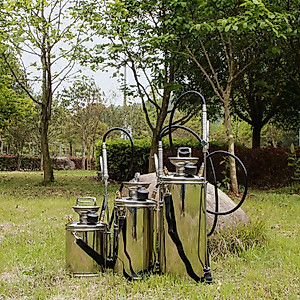 sprayers in lawn and garden with extension wand and metal Stainless Steel handheld pump pump sprayer 1 gallon for home cleaning decks siding