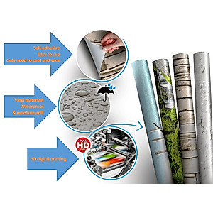 Space Planet Wall Mural Wallpaper, 3D Star Rocket Peel and Stick Self-Adhesive Wallpaper, Removable Large Photo Sticker TV Background Decor for Living Room Bedroom 144"W x 100"H