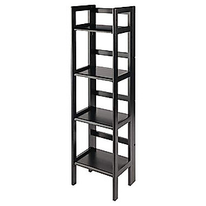 Winsome Wood Terry Shelving, Black