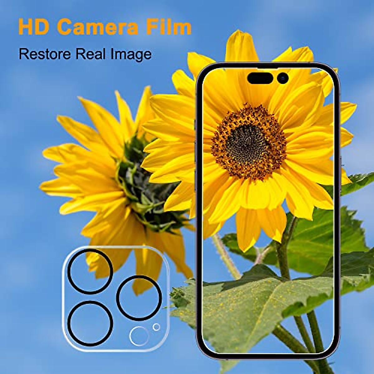 Pehael [2+2 Pack] iPhone 14 Pro Privacy Screen Protector with Camera Lens Protector Full Coverage Anti-Spy Tempered Glass Film 9H Hardness Upgrade Edge Protection Easy Installation Bubble Free Specially Designed for 2022 [6.1 inch]