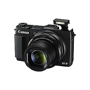 Canon Cameras Genuine PS G1 X Mark II 12.8MP Black - International Version (No Warranty)