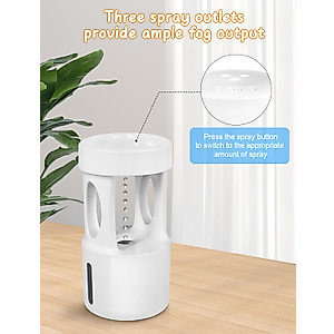 RooXchowla Anti Gravity Humidifier,Water Drop Humidifier ，Drip Drop Humidifier with Night Light,Rain Cloud Humidifierhigh-capacity Silent humidifier for Bedroom/Baby Nursery/Bathroom//Living Room.