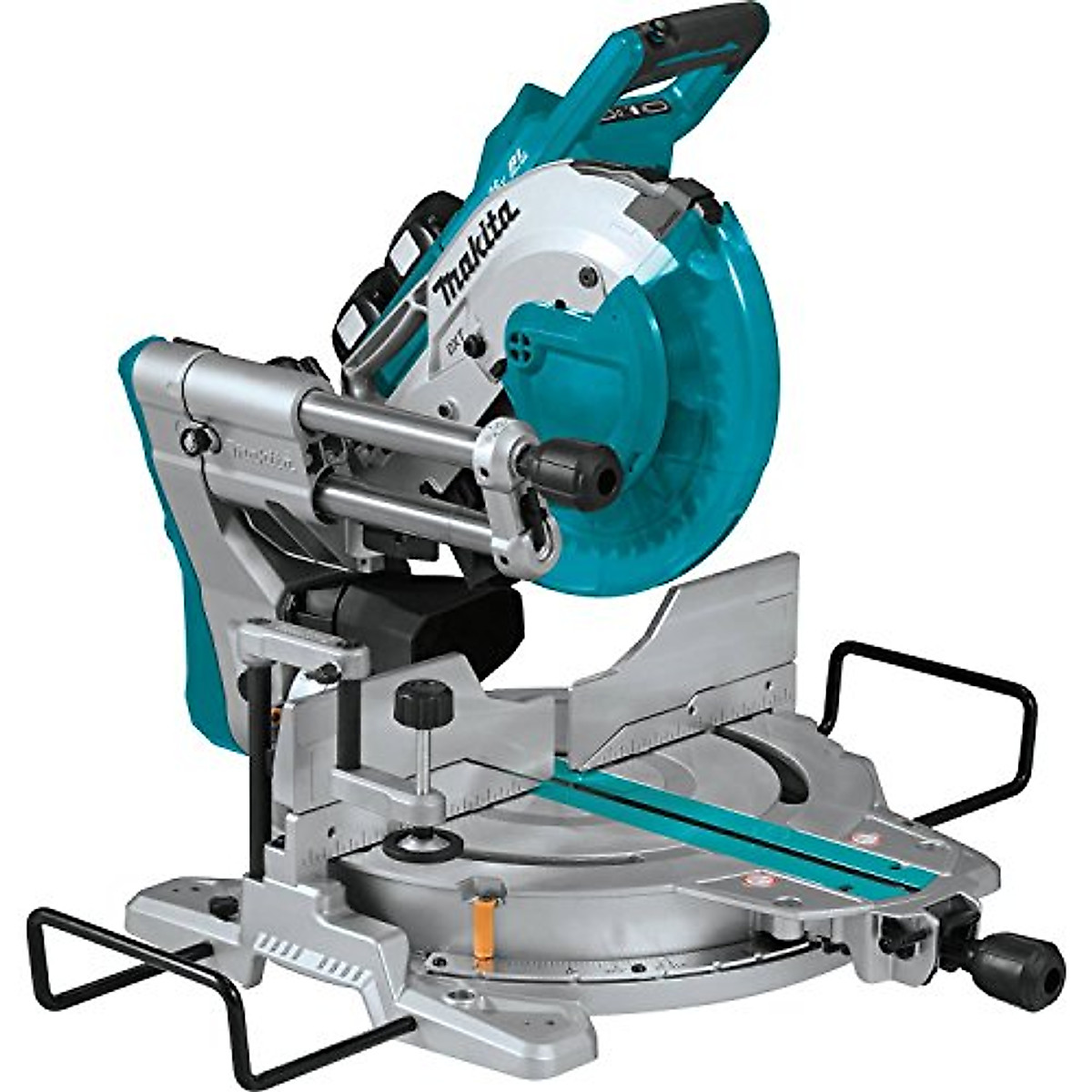 Makita XSL06PT 18V x2 LXT Lithium-Ion (36V) Brushless Cordless 10" Dual-Bevel Sliding Compound Miter Saw with Laser Kit (5.0Ah)