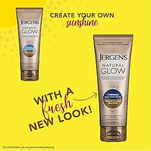 Jergens Natural Glow + Firming Daily Moisturizer Medium to Tan Skin Tones 7.5oz