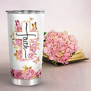 Christian Gifts for Women - Religious Gifts for Women - Birthday Gifts for Mom, Grandma, Sister, Friend, Coworker - Mothers Day Gifts - Inspirational Spiritual Catholic Gifts for Women - 20 Oz Tumbler