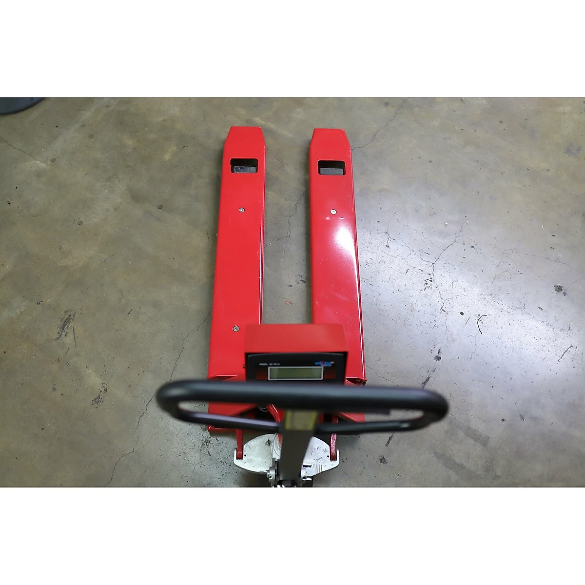 SellEton SL-5000-E-Narrow Pallet Jack Scale for European Pallet or Smaller pallets | 5000 lb x 1 lb