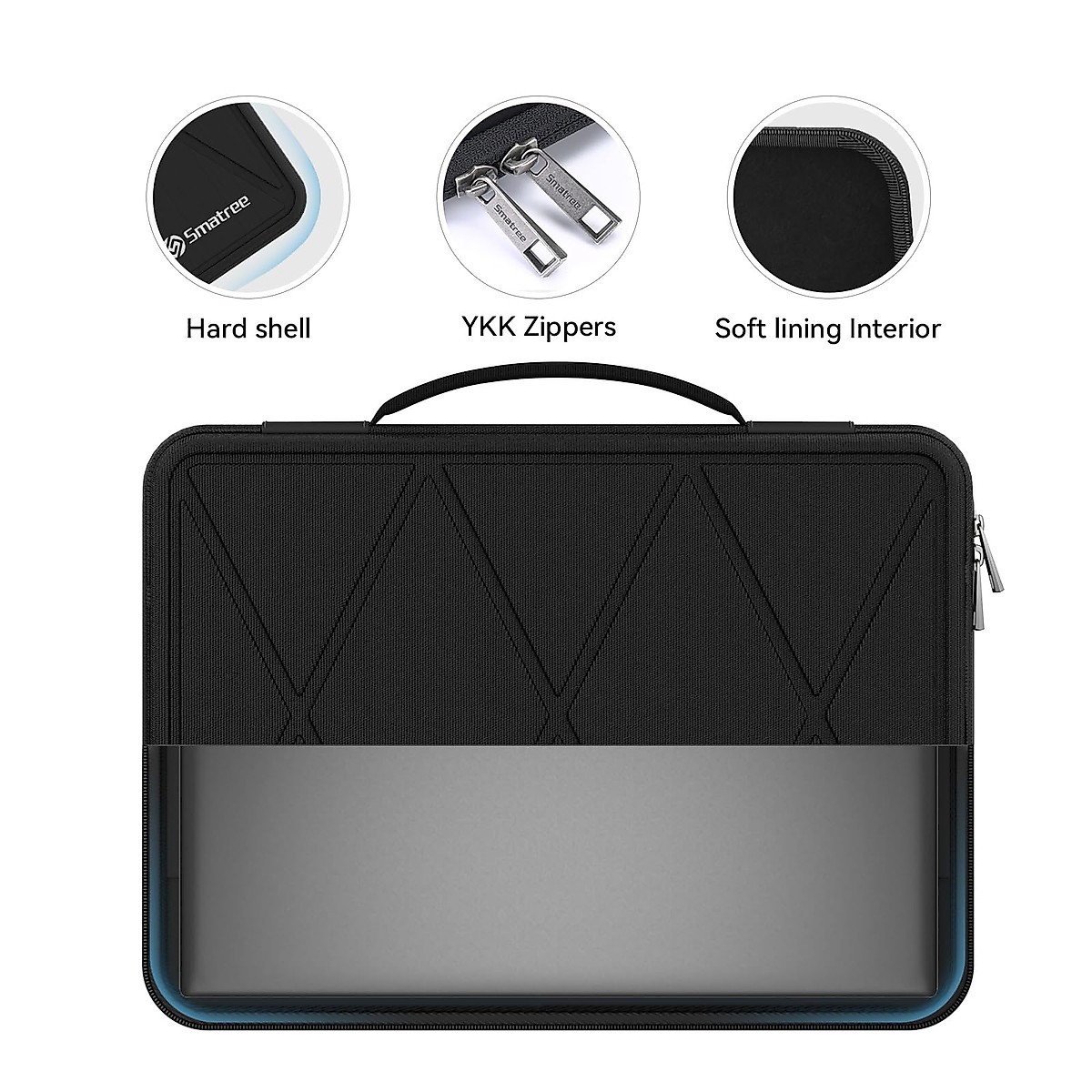 Smatree Hard EVA Protective Case for 16 inch HP Spectre x360 2-in-1 Laptop 16t-f2000 /16-f2047nr/16-f2097nr/16-aa0097nr/16-aa0047n/16t-aa000, for 16.1inch Spectre x360 2-in-1 Laptop 16t-aa000 (X8286)