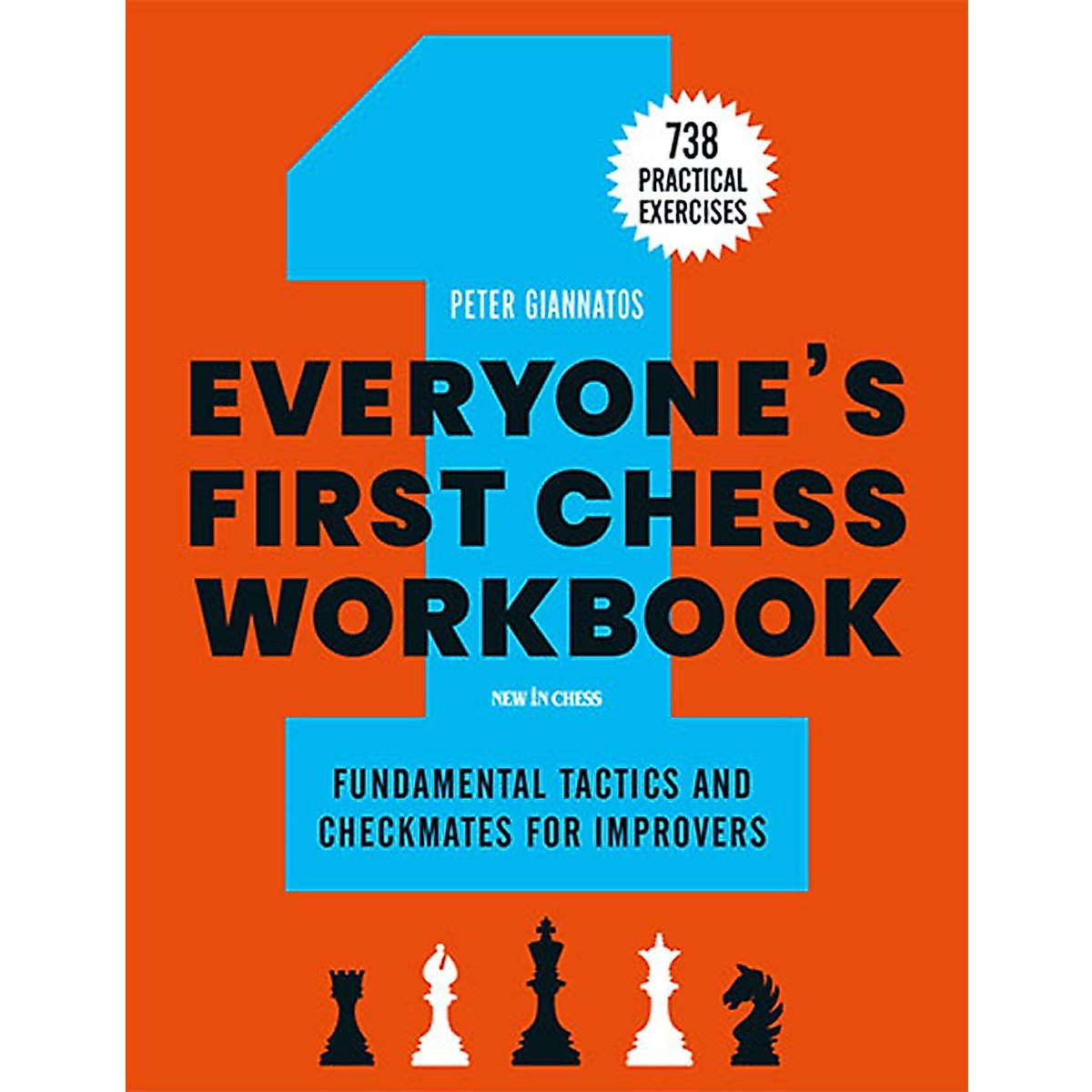 Everyone's First Chess Workbook: Fundamental Tactics and Checkmates for Improvers – 738 Practical Exercises