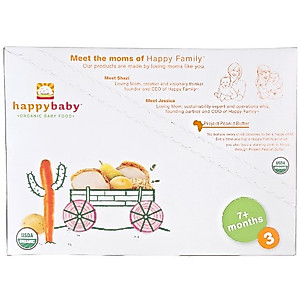 Happy Baby Organic Stage 3 Baby Food, Hearty Meals, Root Vegetables & Turkey with Quinoa, 4 Ounce (Pack of 8)
