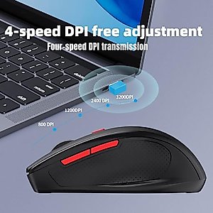 Snpurdiri 60% Wireless Gaming Keyboard and Mouse Combo, Include 2.4G Small Mini 60% Merchanical Feel Keyboard, Ergonomic Design Vertical Feel Wireless Mouse