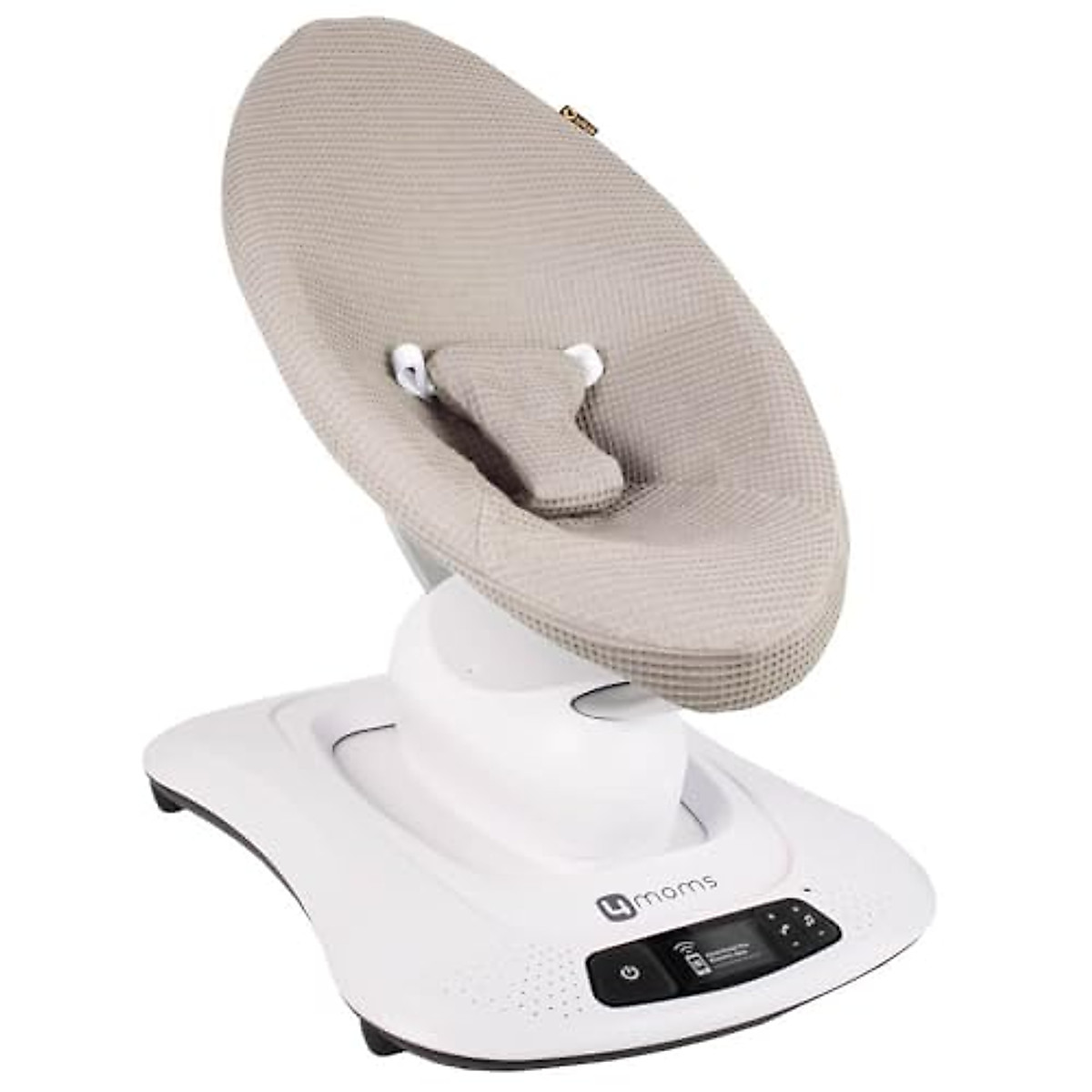 UKJE Liner Baby Rocker Cover - Compatible with 4moms MamaRoo 4 Old Model Before 2022 - Baby Swing Cover - Bouncer Cover - Made in EU - 100% Oeko-Tex Cotton - Cover Swing Bouncer - Taupe