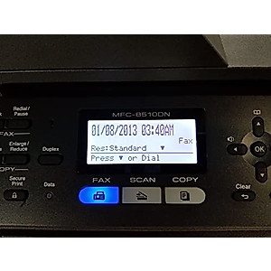 Brother MFC-8510DN Mono Laser - Brother MFC-8510DN Mono Laser Printer 38 ppm 64 MB 8.5" x 14" 1200 x 1200 dpi Max Duty Cycle 50000 Pages p/s/c/f Duplex Ethernet Network Ready USB Energy Star