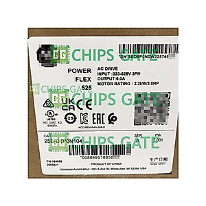 25B-D6P0N104 PowerFlex 525 2.2kW 3Hp AC Drive New Factory Sealed