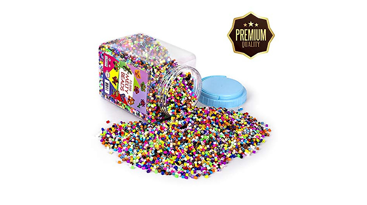 Playkidz Melty Beads - 22000 Colorful Crafting Fun