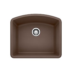 BLANCO, Café Brown 440172 DIAMOND SILGRANIT Single Bowl Undermount Kitchen Sink