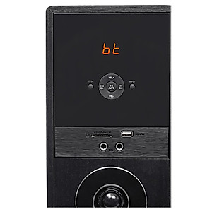 Rockville All-in-one Bluetooth Home Theater/Karaoke Machine System w/(2) Mics