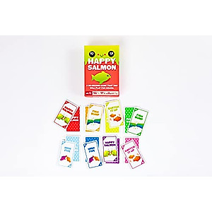 Exploding Kittens Happy Salmon Family-Friendly Party - Card Games for Adults, Teens & Kids