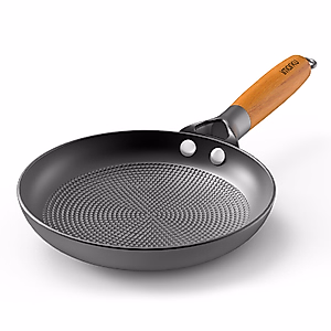 imarku Non Stick Frying Pan, 6 inch Cast Iron Skillet Mini Omelette Pan, Small Nonstick Frying Pan Egg Pan for Cooking, Portable Induction Mini Pan, Dishwasher Safe, Best Gifts