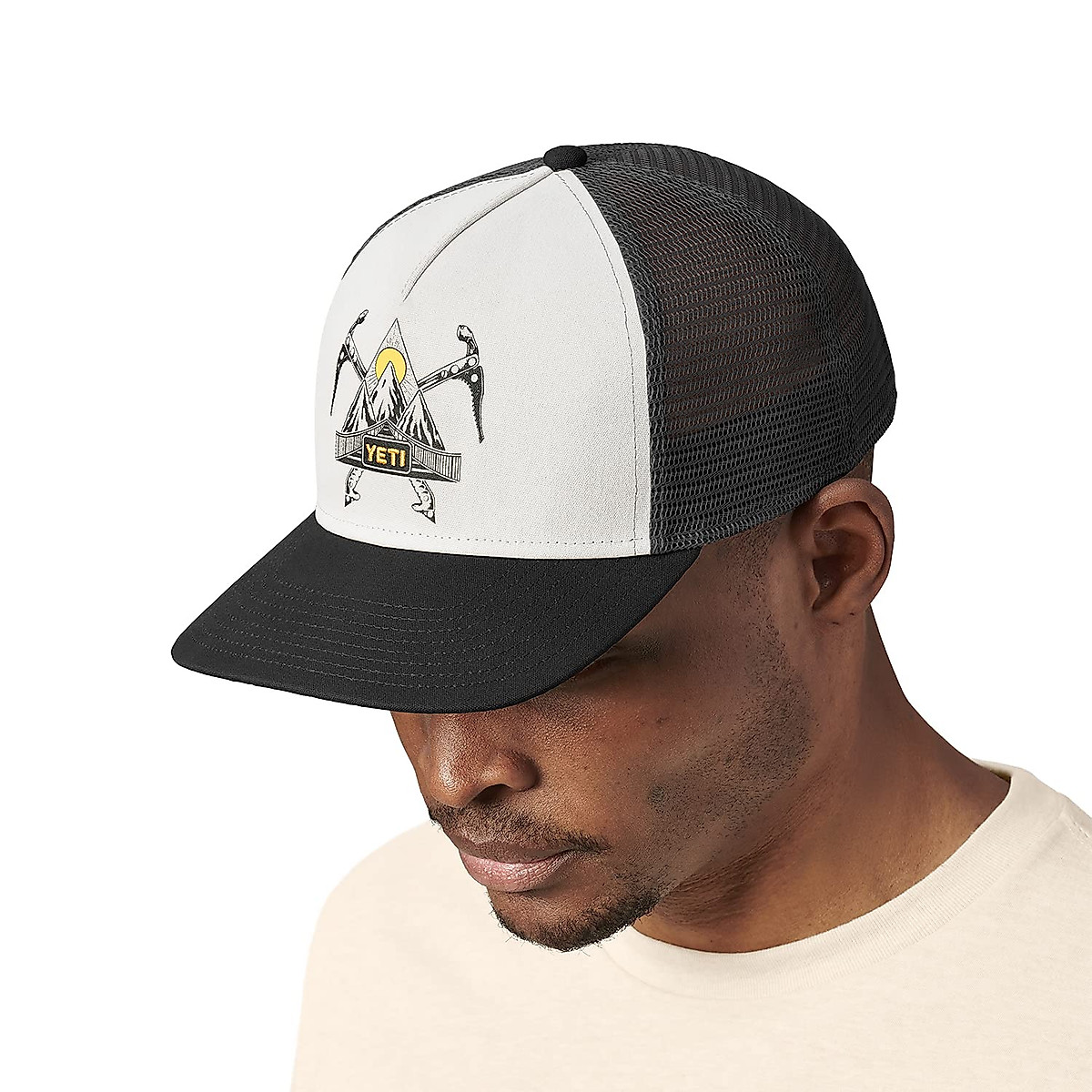 YETI Mountaineer Hat, Black/White