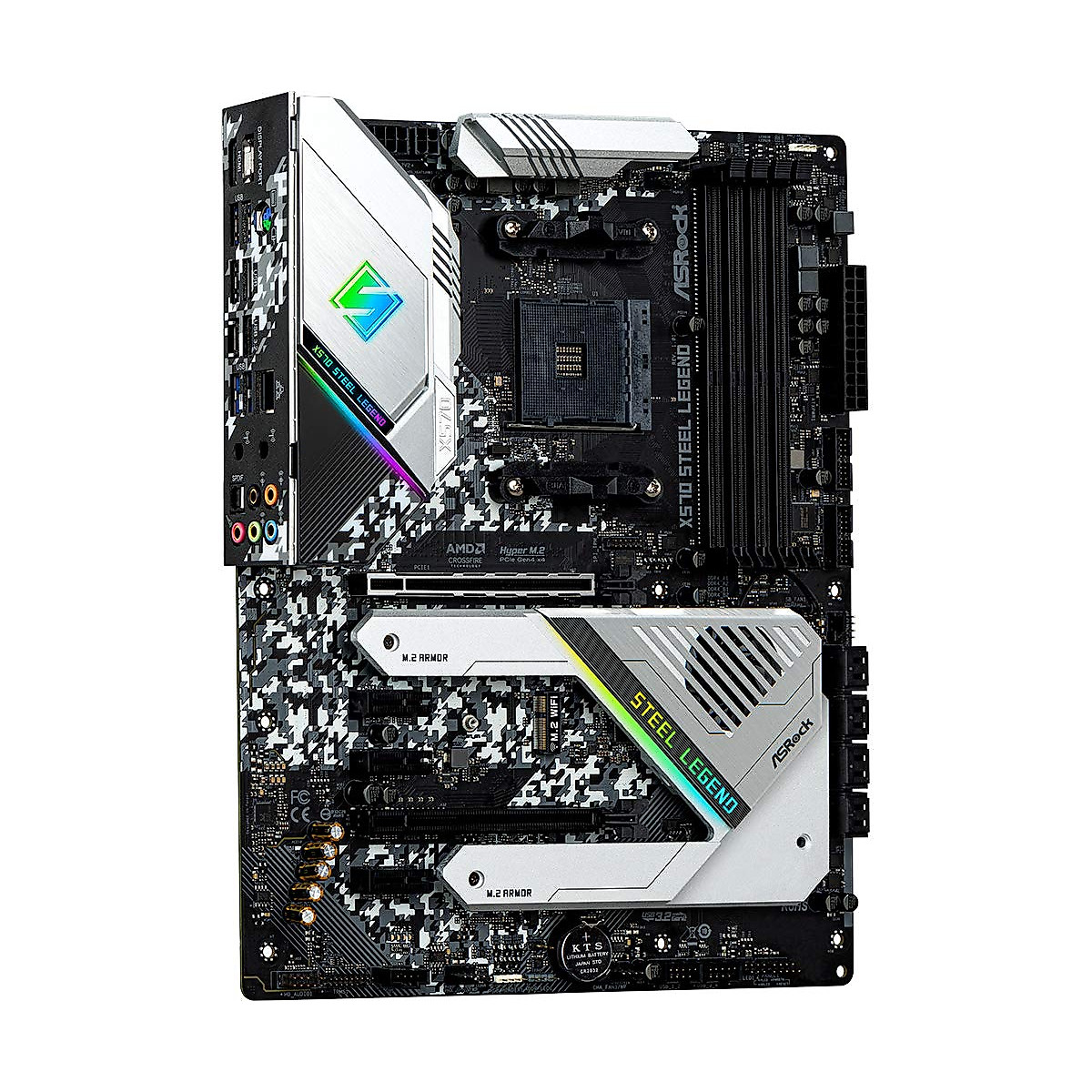 ASRock AM4/X570 Steel Legend/4DDR4/HDMI/DP/R45 Motherboard