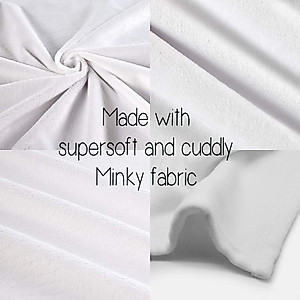 Monkey Duo Personalized Baby Blanket with Name for Boys and Girls, Customized Baby Blanket for Infants, Newborns, Babies, Toddlers and Kids, Custom Name Blanket