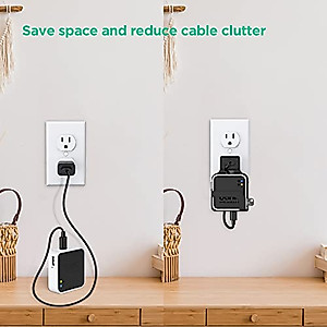 OLAIKE 64GB USB Flash Drive and Outlet Wall Mount for Blink Sync Module 2,Easy to Remove Bracket Holder with Short Cable for Blink Outdoor Indoor Security Camera(NOT Included Blink Sync Module),Black