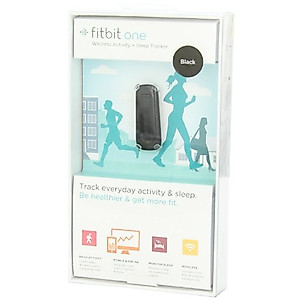 Fitbit One Wireless Activity Plus Sleep Tracker, Black