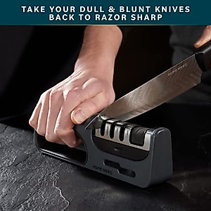 5-Stage Knife Sharpener - Knife Sharpeners For Kitchen Knives, Kitchen Knife Sharpener, Ceramic Knife Sharpener - Knife And Scissor Sharpener Tool, Knives Sharpener, Scissors Sharpener