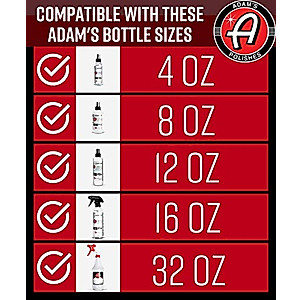 Adam's EZ-Fill Threaded Funnel - Twist On Empty Spray Bottle Refill Funnel | For Home, Car Detailing. Cleaning Supplies, Kitchen, Bath, Essential Oils, Powders | Universal Fit For Various Size Bottles