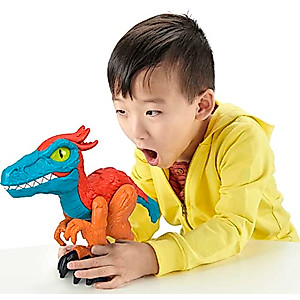 Imaginext Jurassic World Dominion Dinosaur Toy Pyroraptor Xl Poseable 10-Inch Figure for Preschool Pretend Play 3+ Years
