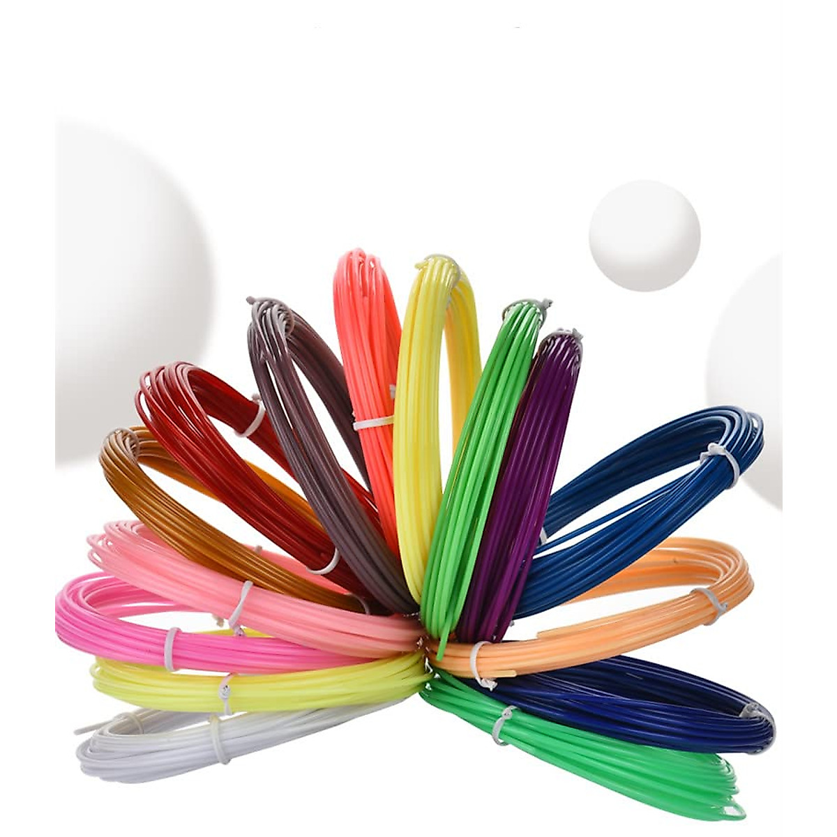 Fielect 3D Pen Filament Refills 1.75mm PLA Filament Refills Dimensional Accuracy +/- 0.02mm for 3D Printer Purple 10m