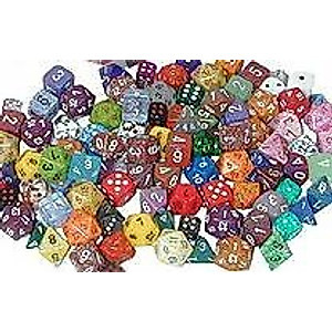 Chessex Dice: Twenty Sided Dice - D20 - Random Group of Twenty Sided Die (You Pick How Many You Want), 6 Dice