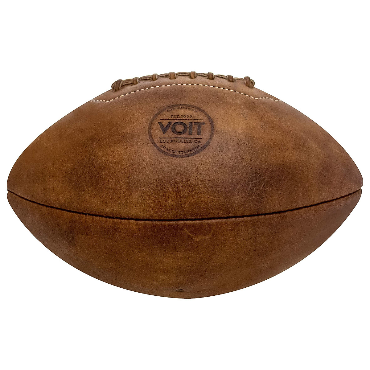 Voit Legacy Collection Football 1922 No. 7, Timeless Elegance in Natural Leather, a Tribute to Sporting Heritage