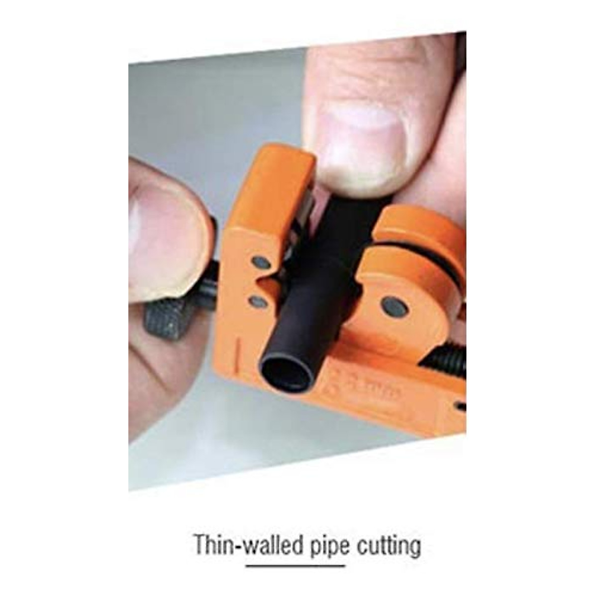 Edward Tools Harden Pro Mini Pipe Cutter 1/8” to 7/8” - Cuts Copper, Aluminum, Metal - Multi Use Tube Cutter, PVC Cutter - Cuts Arrows, Lines - Heavy Duty Steel Blade Pipe Cutter Wheel