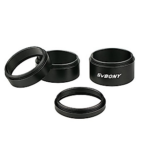SVBONY Extension Tube M42x0.75 on Both Sides Length T2 Extension Tube Kit Length 5mm 10mm 15mm 20mm
