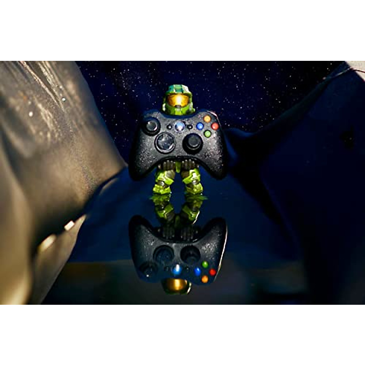 Cable Guys - Halo Figures Master Chief Infinite Gaming Accessories Holder & Phone Holder for Most Controller (Xbox, Play Station, Nintendo Switch)