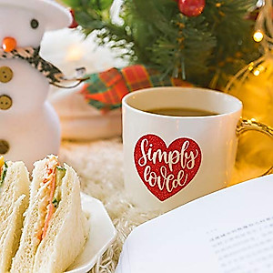 GIRAFVINYL Red Glitter Vinyl Roll,Glitter Permanent Vinyl 12" x 6ft Christmas Red Vinyl Roll for Craft Decor, Home Decor,Car Sticker,Signs,