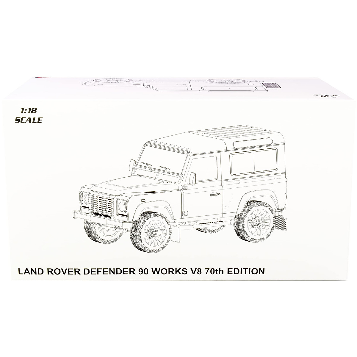 LCD MODELS LCD-Model 1/18 Defender 90 Works V8 70Th Edition 2018 LCD18007-OR