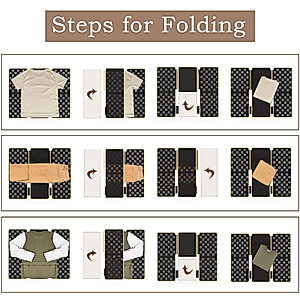 BoxLegend Shirt Folder V7 Metal for Wear Resistance Clothes Folding Board Storage Tshirt Folder Board Metal Edging and Joints Laundry Folding Board Black