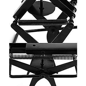 QWORK Mole Trap, Gopher Trap Mechanical Eliminator with Quick Scissors, Black