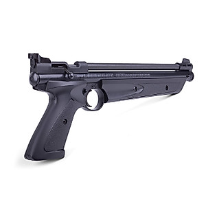Crosman P1322 American Classic Variable-Pump .22-Caliber Pellet Air Pistol, Black