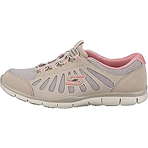 Skechers - Womens Gratis - Be Magnificent Slip-On Shoes, Size: 8.5 M US, Color: Natural/Pink