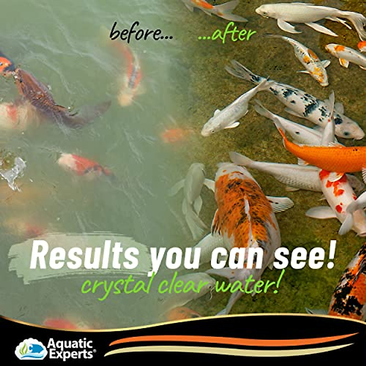 Aquatic Experts Cream COARSE Pond Filter Pad - 2 inch Thick - Bulk Roll Water Garden Filter Pond Media - Made in USA (12" x 36")