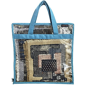 Yazzii Quilt Block Carry case, Blue