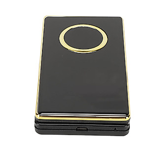 ASHATA 2G Flip Mobile Phone with 2.8in Screen, Easy to Use Big Button Unlocked Senior Flip Cell Phone, Dual SIM Seniors Phone with One Touch Dial, Super Loud Volume, Gifts for Parents(Gold)