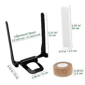 FONDOTIN 5 Sets Ear Erector Ear Muffs Dog Ear Stand up Tape Dogs Ear Vertical Holder Doberman Ear Support Tape for Dogs Ears Ear Drops for Dogs Tweezers Dogs Ear Care Dog Blow Dryer Plastic